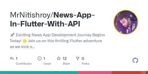 Github Mrnitishroynews App In Flutter With Api 🚀 Exciting News App
