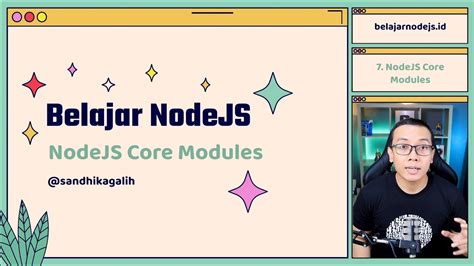 Belajar Nodejs 7 Nodejs Core Module Youtube