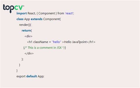 Html Comment Jsx At James Campbell Blog