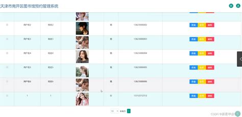 天津市南开区图书馆预约管理系统jspjavaspringmvcmysqlmybatis Csdn博客