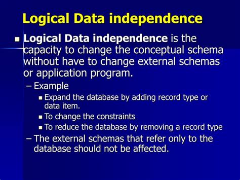 Data Independence In Dbms With Example Pdf Form Baltimorepasa