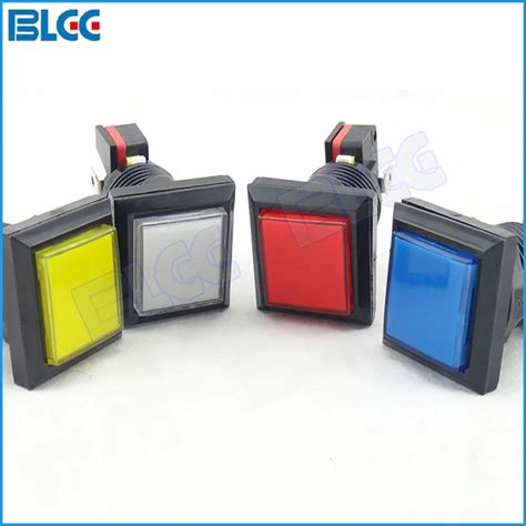 buy 5pcs set illuminated lighted arcade games button