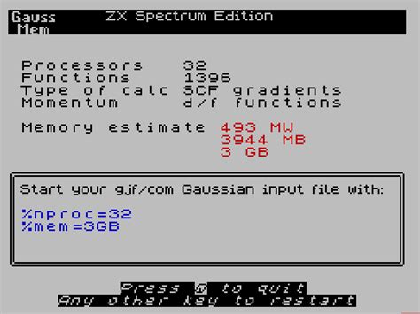 computational chemistry on a zx spectrum release announcements