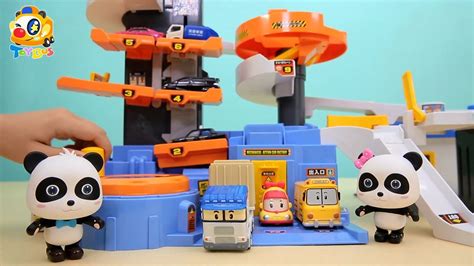 자동차 꾸미기 놀이 화물차 소방차 버스 구급차 베이비버스 장난감 친구들 Youtube