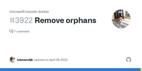 Remove Orphans Issue 3922 Microsoft Vscode Docker GitHub