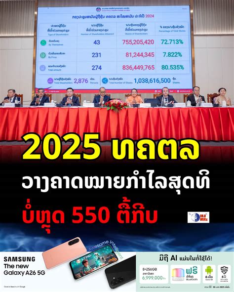 Lao ໃນວັນທີ 30 ເມສາ 2025 ທີ່ ໂຮງແຮມ ລາວພລາຊາ ນະຄອນຫຼວງວຽງຈັນ ທະນາຄານການຄ້າຕ່າງປະເທດລາວ