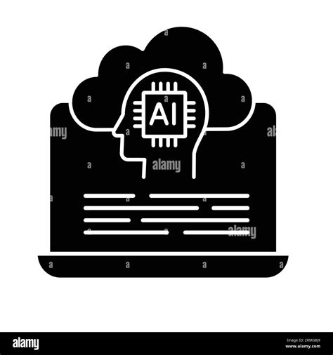 Cloud Computing With Ai Icon Illustrates The Concept Of Cloud Computing And Artificial