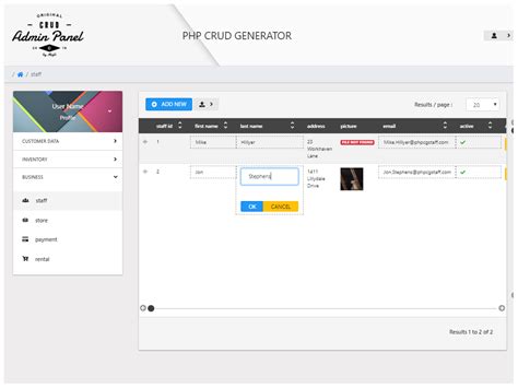 Php Crud Generator By Migli Codecanyon