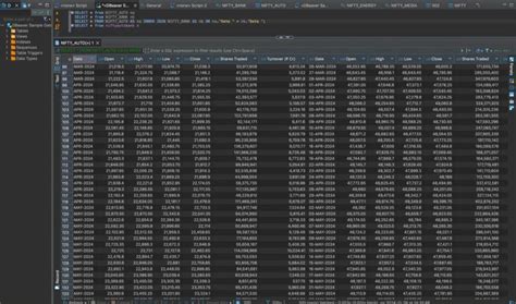 Professionaldevelopment Sql Dbeaver Dataanalytics Niftyauto