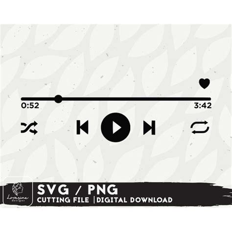 Spotify Music Player Svg Spotify Svg Files For Cricut Acry Inspire Uplift