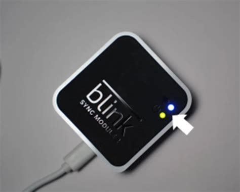 Blink Sync Module 2 Blinking Green Light