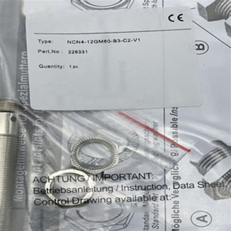 1ps For Pepperl Fuchs Ncn4 12gm60 B3 C2 V1 Proximity Switch For Sale