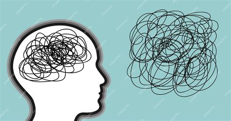 Premium Vector Human Head And Brain Brainstorming Concept Vector Illustration