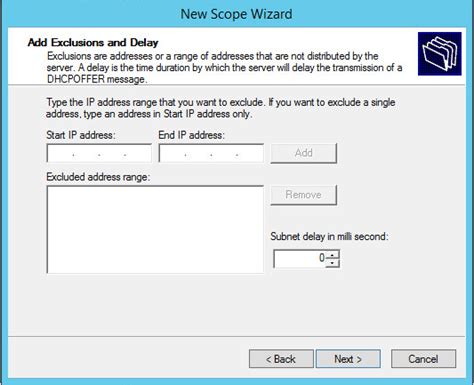 Dhcp Server Excluded Ip Addresses Expert Network Consultant