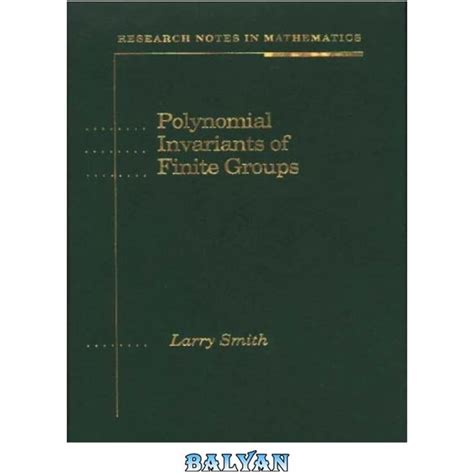 خرید و قیمت دانلود کتاب Polynomial Invariants Of Finite Groups ترب