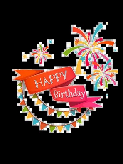 生日快乐艺术字中英文图片素材礼物帽子蛋糕png免抠位图ps素材 花瓣网