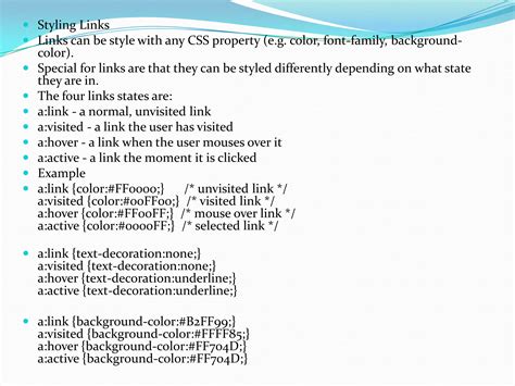Cscading Style Sheet Internal External Inline Ppt