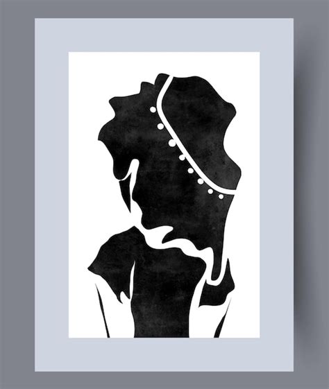 Premium Vector Abstract Shapes Elegant Tracery Wall Art Print