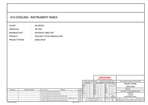 Comos Instrument Index Ppt Free Download