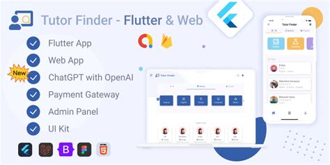 Tutor Finder Flutter App And Web App By Lpktechnosoft Codester