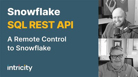 Snowflake Sql Rest Api A Remote Control To Snowflake Youtube