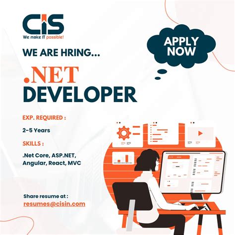 Hiring Dotnetdeveloper Dotnetcore Aspnet Angular Indorejobs Cis Hr Anu