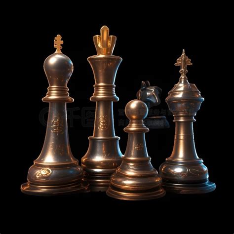 C4dai数字艺术 3d原创c4d黑白五子棋棋子元素3d渲染庄重典雅王后车象棋子摆放插画 Ai立体元素免费下载png格式4096像素编号