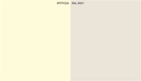 Hex Fffcda To Ral Code Ral 9001 Conversion Chart Ral Classic