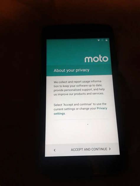 Moto G Keeps Restarting And Stuck In Factory Reset Loop Despite It Remembering Wifi Network