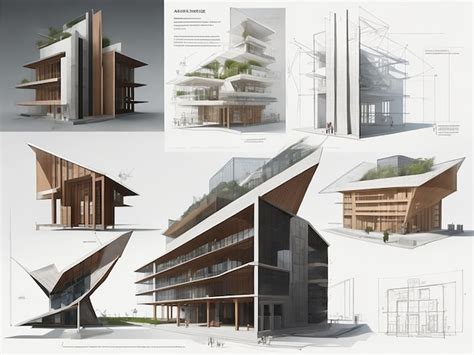 Architecture Project Process Premium Ai Generated Image