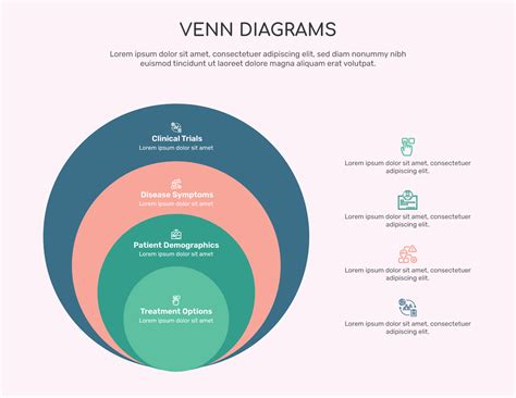 Free Four Circle Venn Diagram Templates Wordlayouts