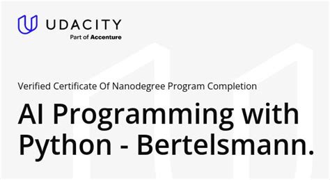 Completed Udacity Nanodegree In Ai Programming Andrew Ross Posted On The Topic Linkedin