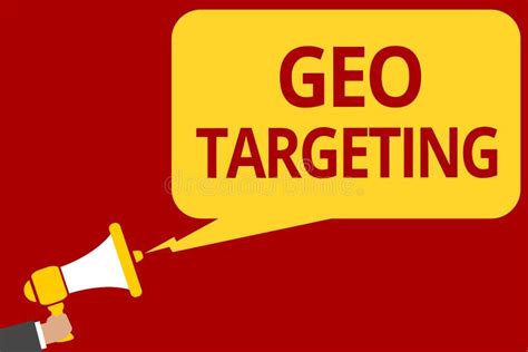 Handwriting Text Writing Geo Targeting Concept Meaning Digital Ads Views Ip Address Adwords