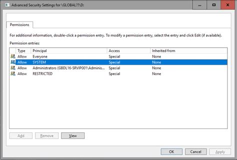 get ntfsaccess path c shows different results than windows