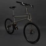 Peter Boutakis Bicycle Folds Down To The Size Of Its Wheels