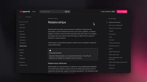 appwrite on linkedin our new documentation has a navigation flow that aims to follow the…