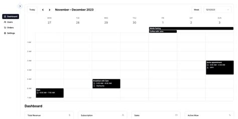 Event Calendar With Shadcn Theme 💅 Dev Community
