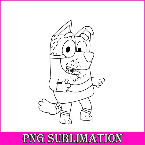 Uncle Stripe Line Png Stripe Bluey Png Bluey Character Png Inspire Uplift