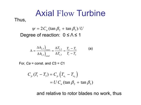 Axial Flow Turbine Ppt Physics Science