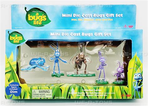 Disneys Pixar A Bugs Life Mini Die Cast Bugs T Set Figures Think