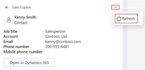 View And Update Crm Record Details Microsoft Learn