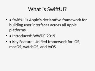 Enhancedpptfor SwiftUI Presentation Pptx