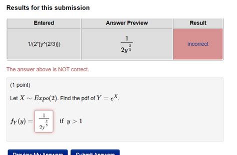 Solved Let XExpo 2 Find The Pdf Of Y E X FY Y If Chegg Com