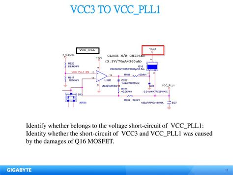 Ppt Vcc3 、 Vcc Power Supply Short Circuit Repair Instruction