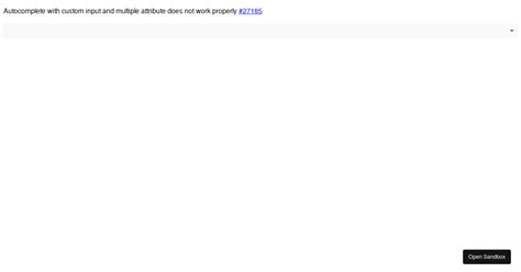 Github Issue 27185 Codesandbox