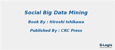 Essential Research Books For Social Big Data Mining S Logix