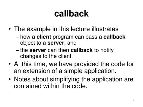 Ppt Callback Powerpoint Presentation Free Download Id 5647762
