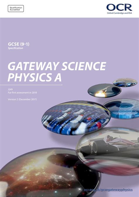 Pdf J249 Gcse Physics A Gateway Science · Pdf Uk Gcsegatewayphysics Gcse 9 1