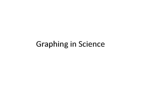 Graphing In Science How To Make A Graph