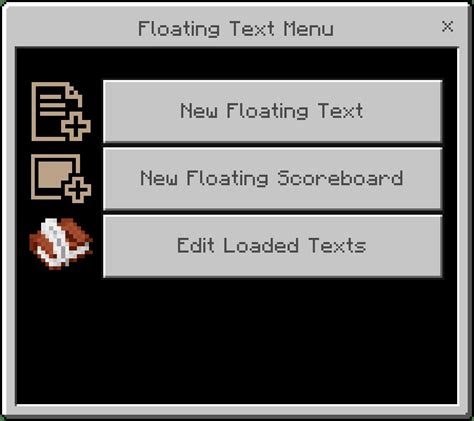 Floating Texts Addon For Minecraft